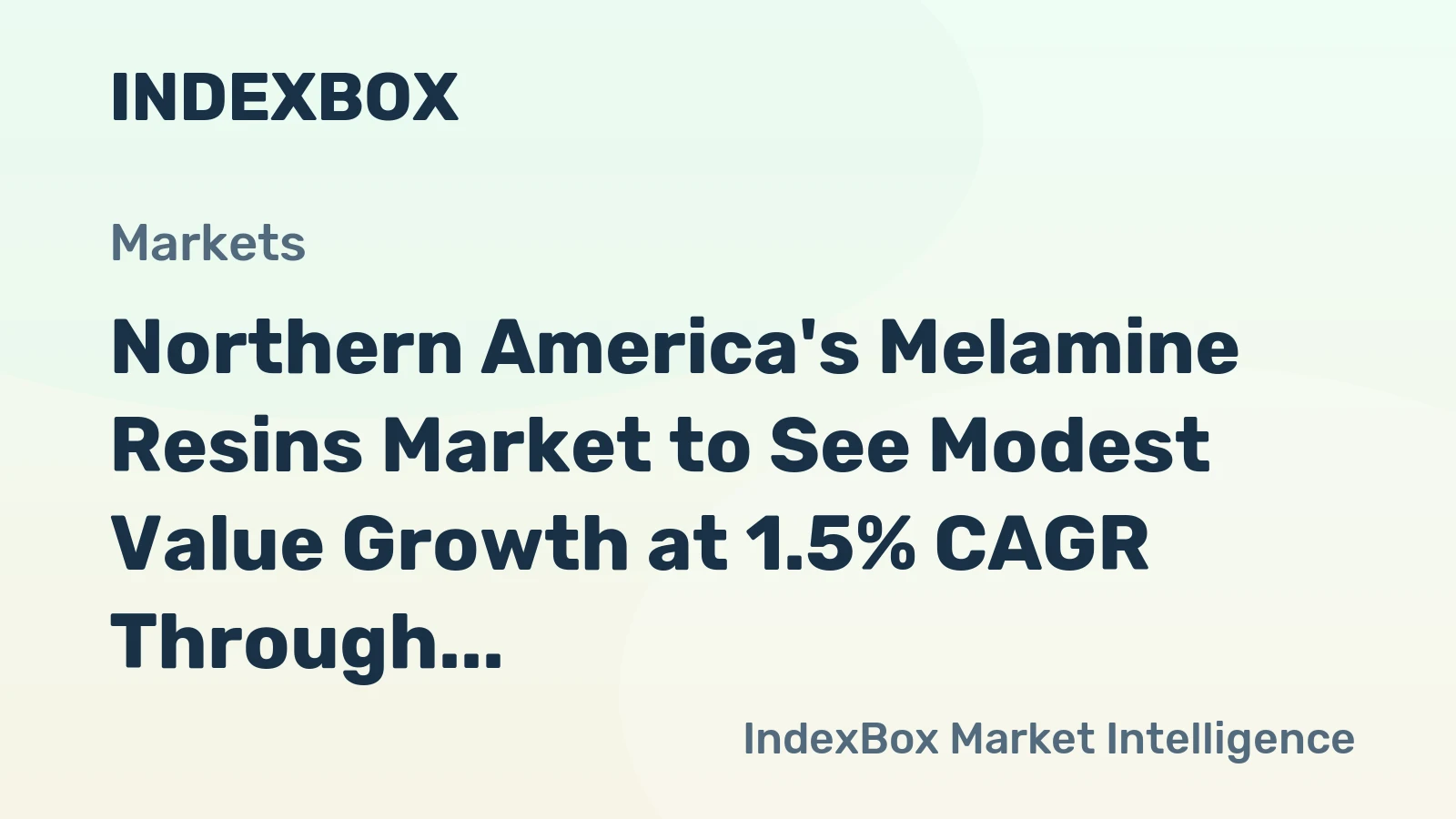 Northern America's Melamine Resins Market to See Modest Value Growth at 1.5% CAGR Through 2035