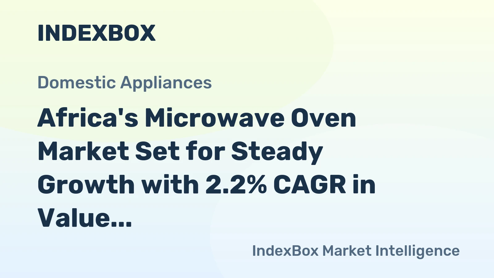 Africa's Microwave Oven Market Set for Steady Growth with 2.2% CAGR in Value Through 2035