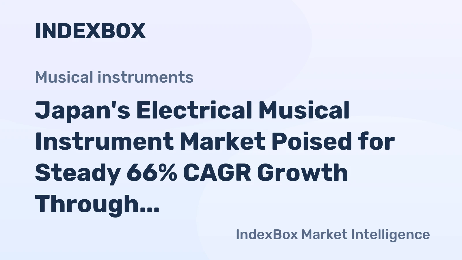 Japan's Electrical Musical Instrument Market Poised for Steady 66% CAGR Growth Through 2035