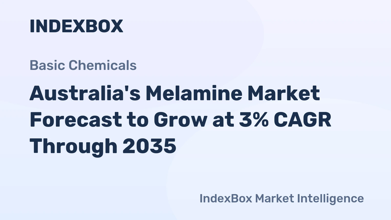 Australia's Melamine Market Forecast to Grow at 3% CAGR Through 2035