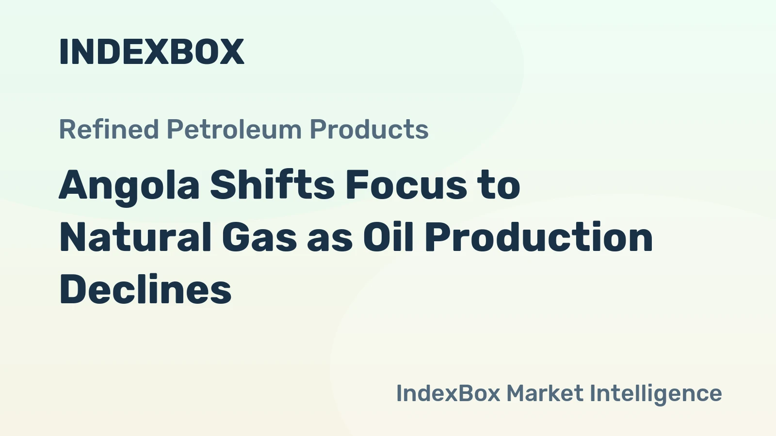 Angola Shifts Focus to Natural Gas as Oil Production Declines