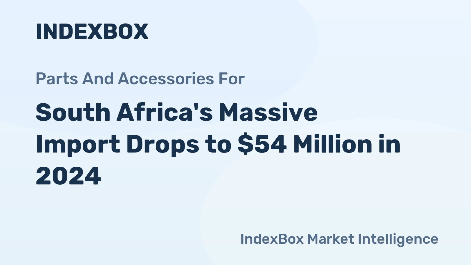 South Africa's Massive Import Drops to $54 Million in 2024