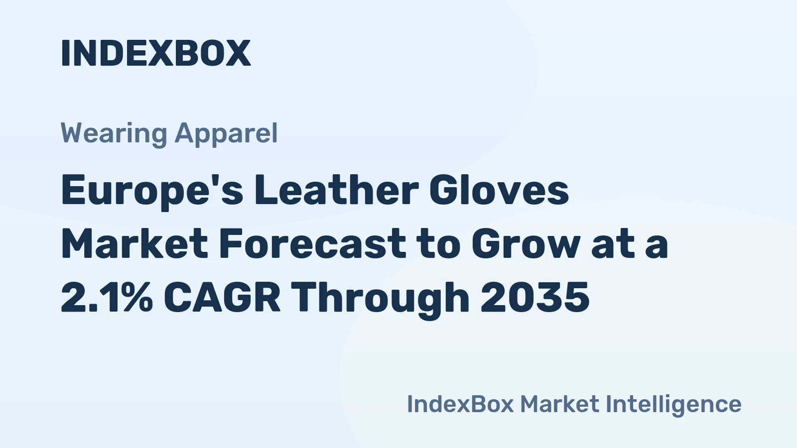 Europe's Leather Gloves Market Forecast to Grow at a 2.1% CAGR Through 2035
