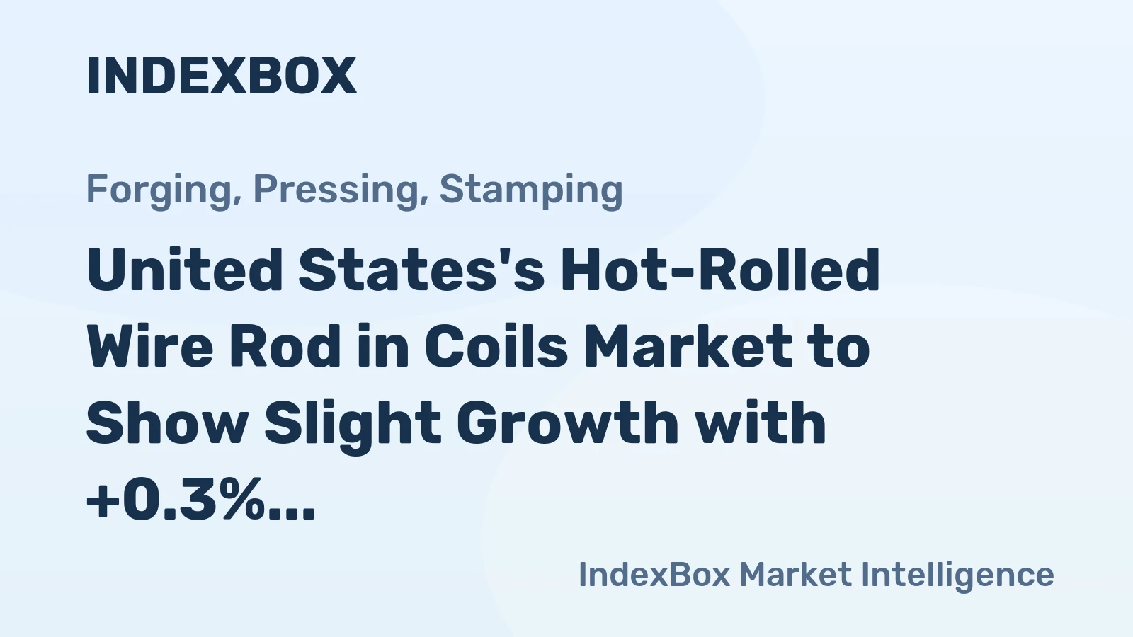 United States's Hot-Rolled Wire Rod in Coils Market to Show Slight Growth with +0.3% CAGR from 2024 to 2035
