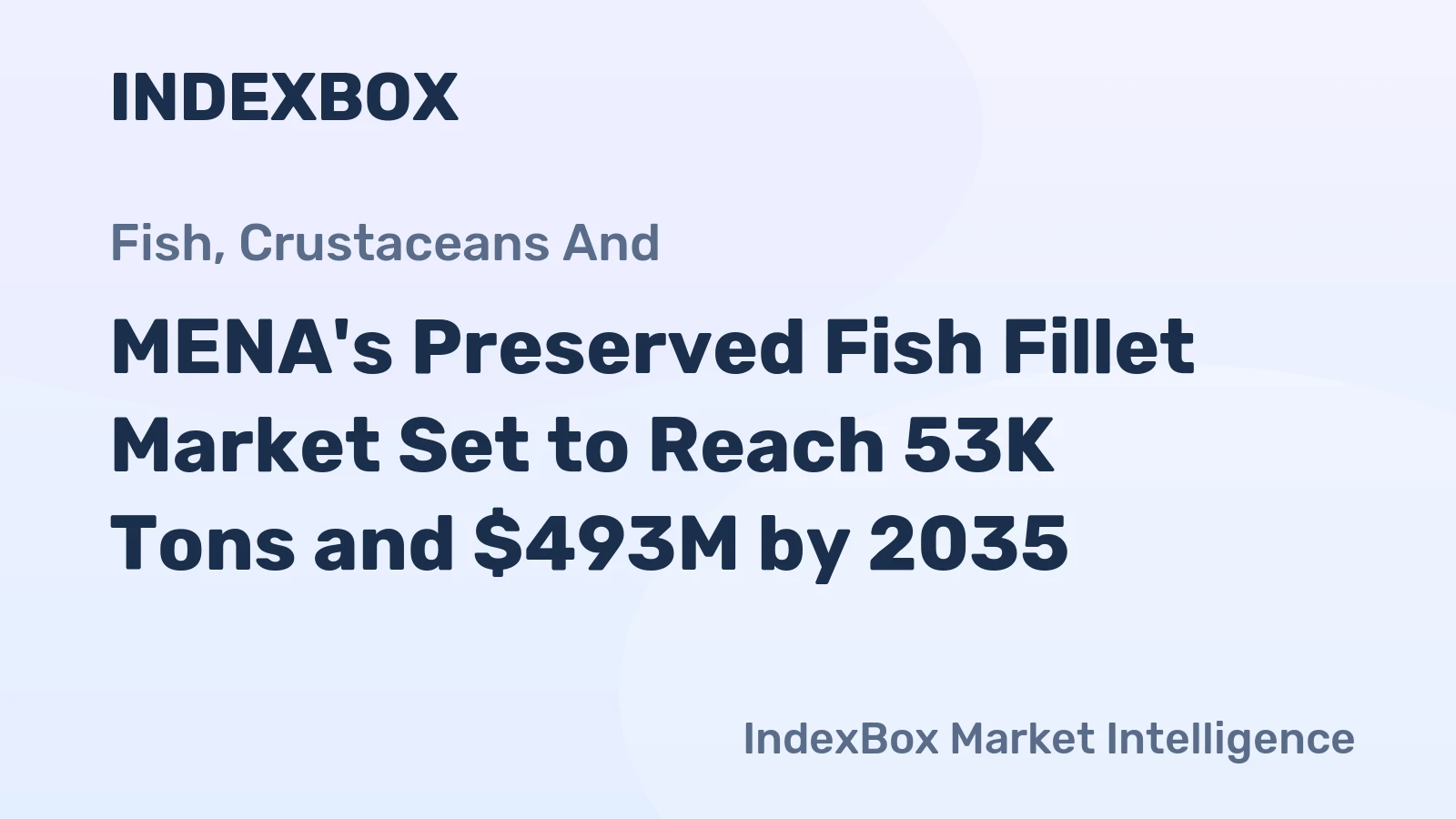 MENA's Preserved Fish Fillet Market Set to Reach 53K Tons and $493M by 2035
