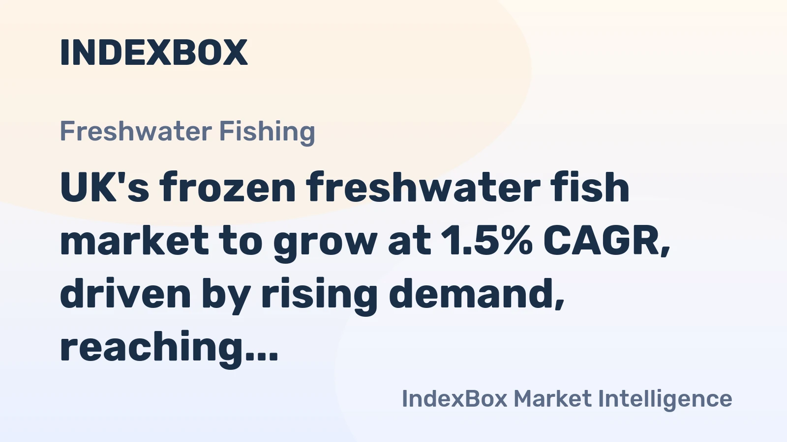 UK's frozen freshwater fish market to grow at 1.5% CAGR, driven by rising demand, reaching 81K tons by 2035.