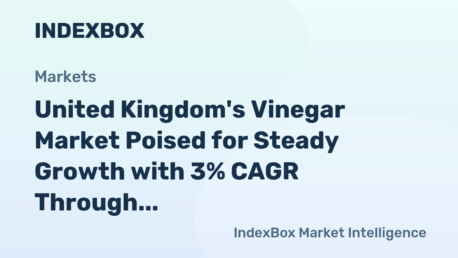 United Kingdom's Vinegar Market Poised for Steady Growth with 3% CAGR Through 2035