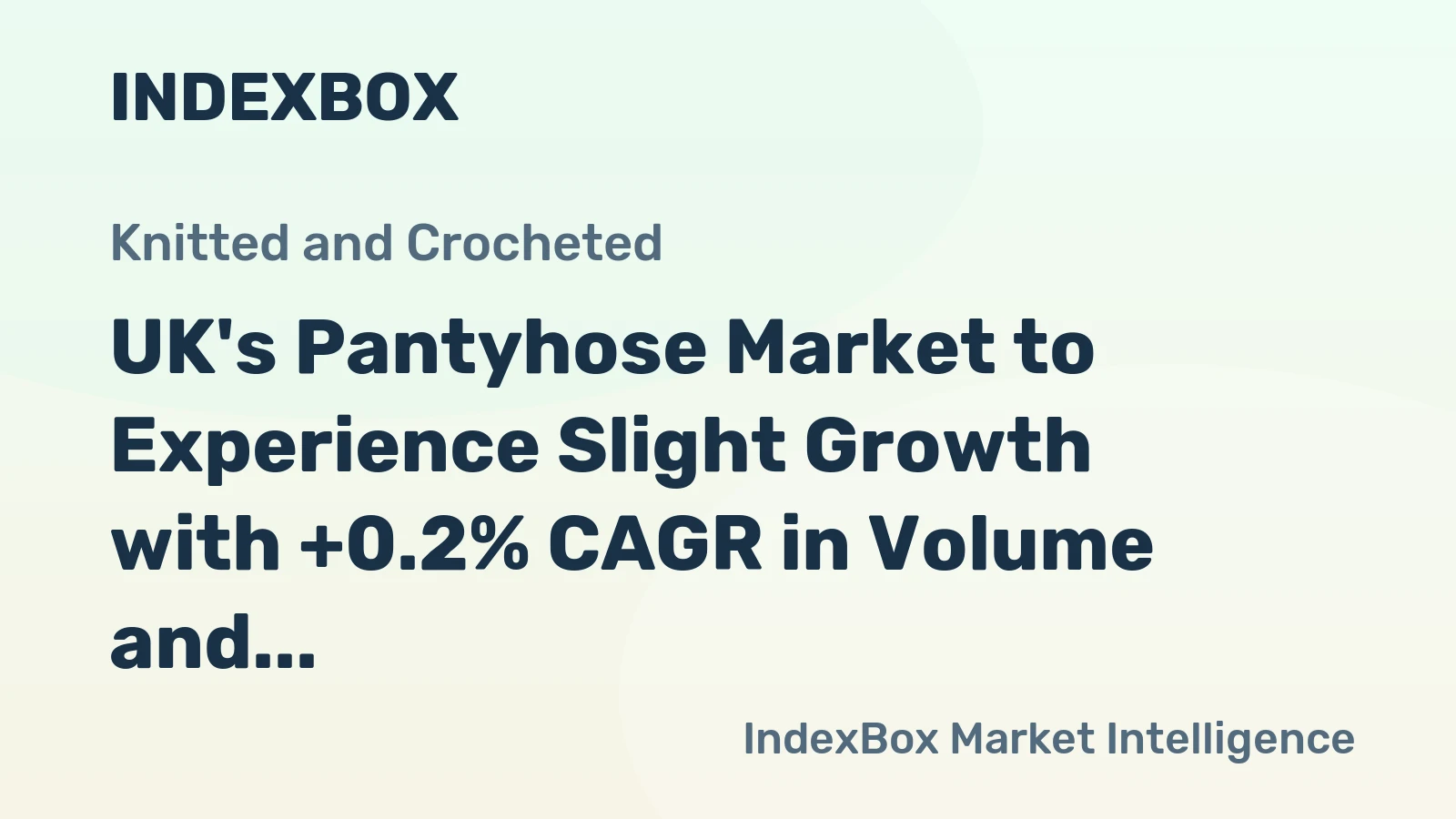 UK's Pantyhose Market to Experience Slight Growth with +0.2% CAGR in Volume and +2.4% CAGR in Value from 2024 to 2035