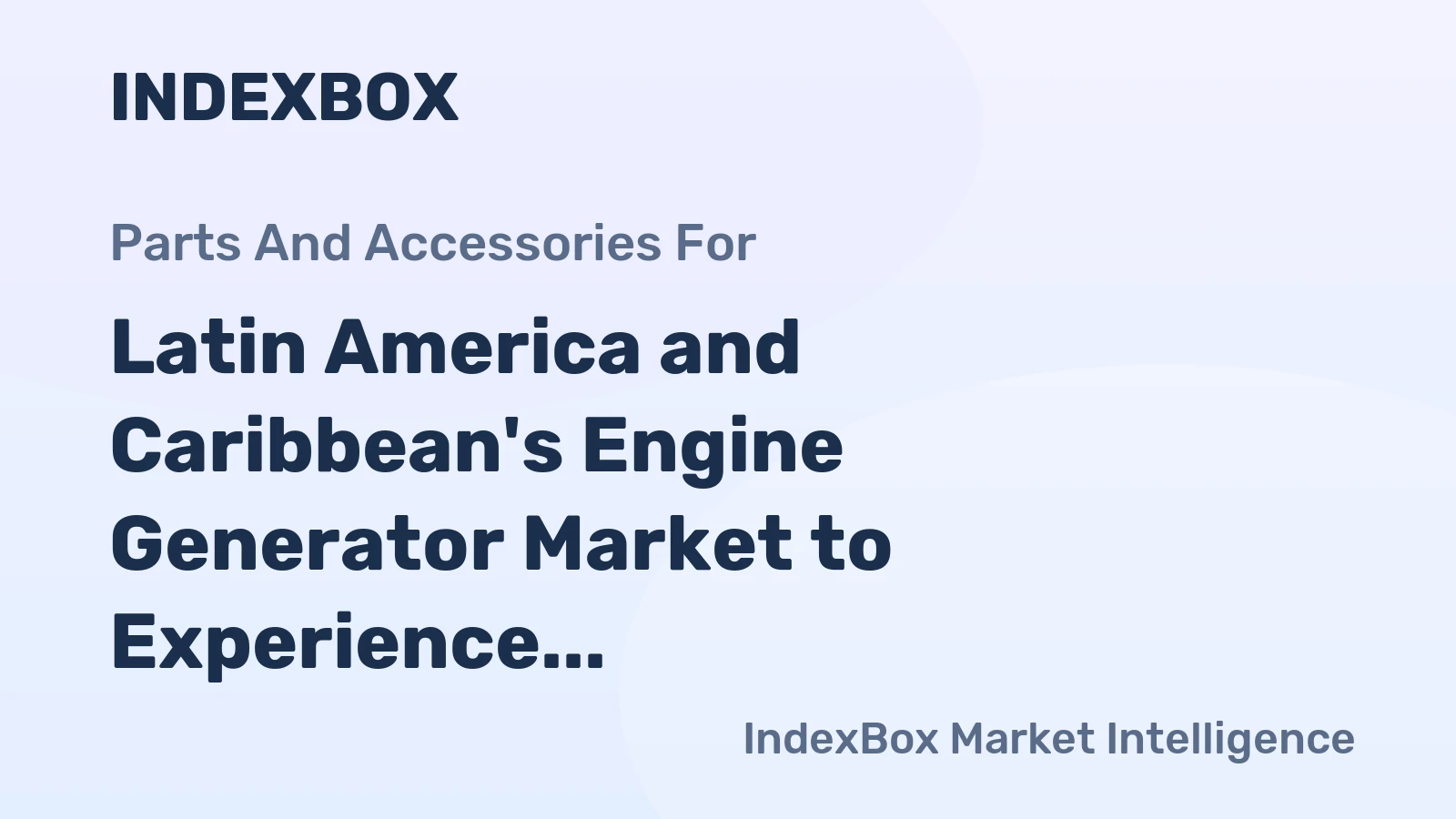 Latin America and Caribbean's Engine Generator Market to Experience Slight Growth with +0.4% CAGR