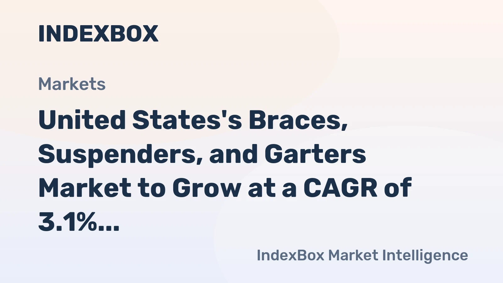 United States's Braces, Suspenders, and Garters Market to Grow at a CAGR of 3.1% from 2024 to 2035, Reaching 63M Units