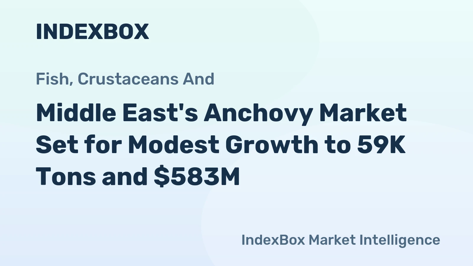 Middle East's Anchovy Market Set for Modest Growth to 59K Tons and $583M
