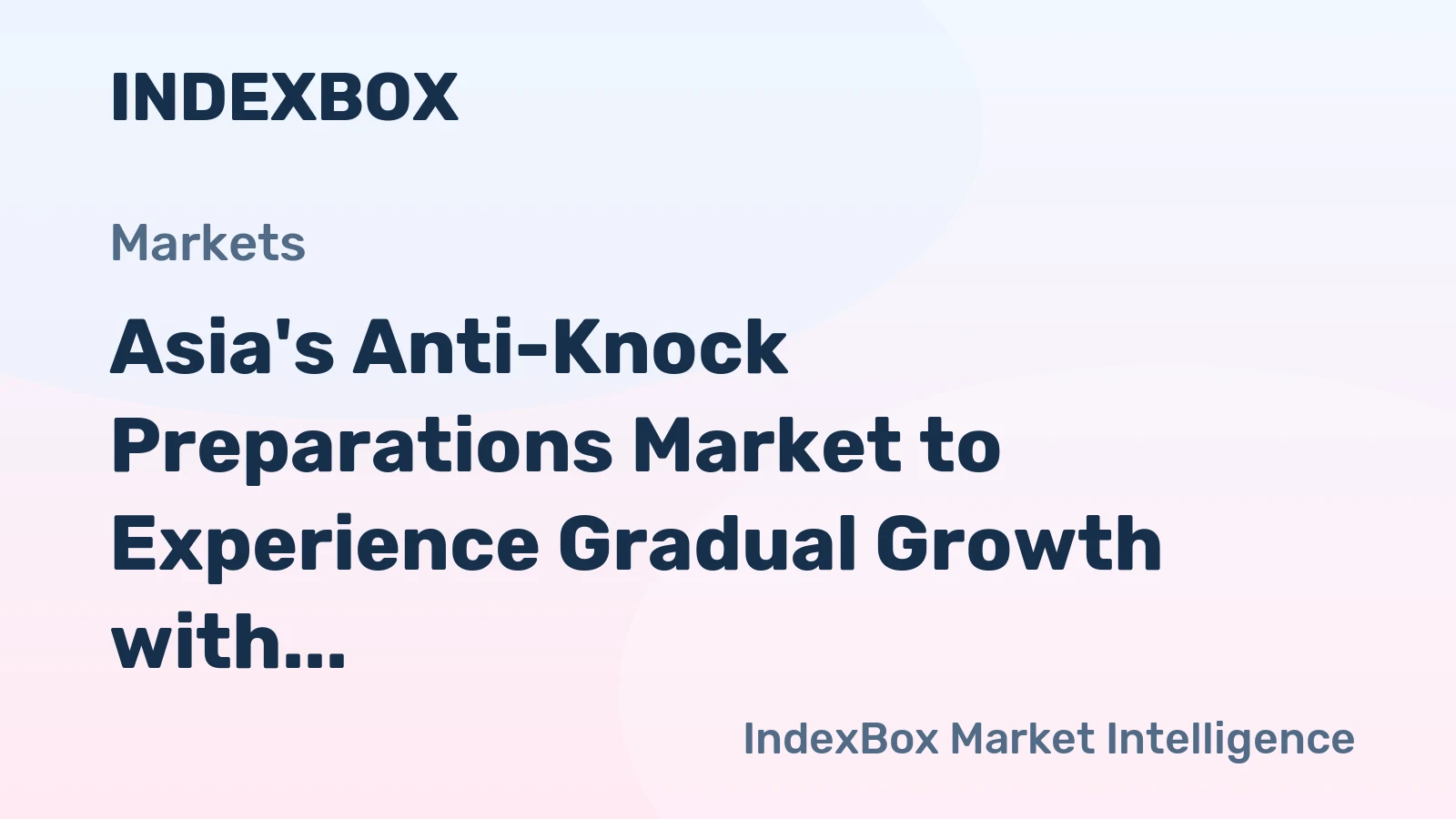 Asia's Anti-Knock Preparations Market to Experience Gradual Growth with CAGR of +0.4% from 2024 to 2035