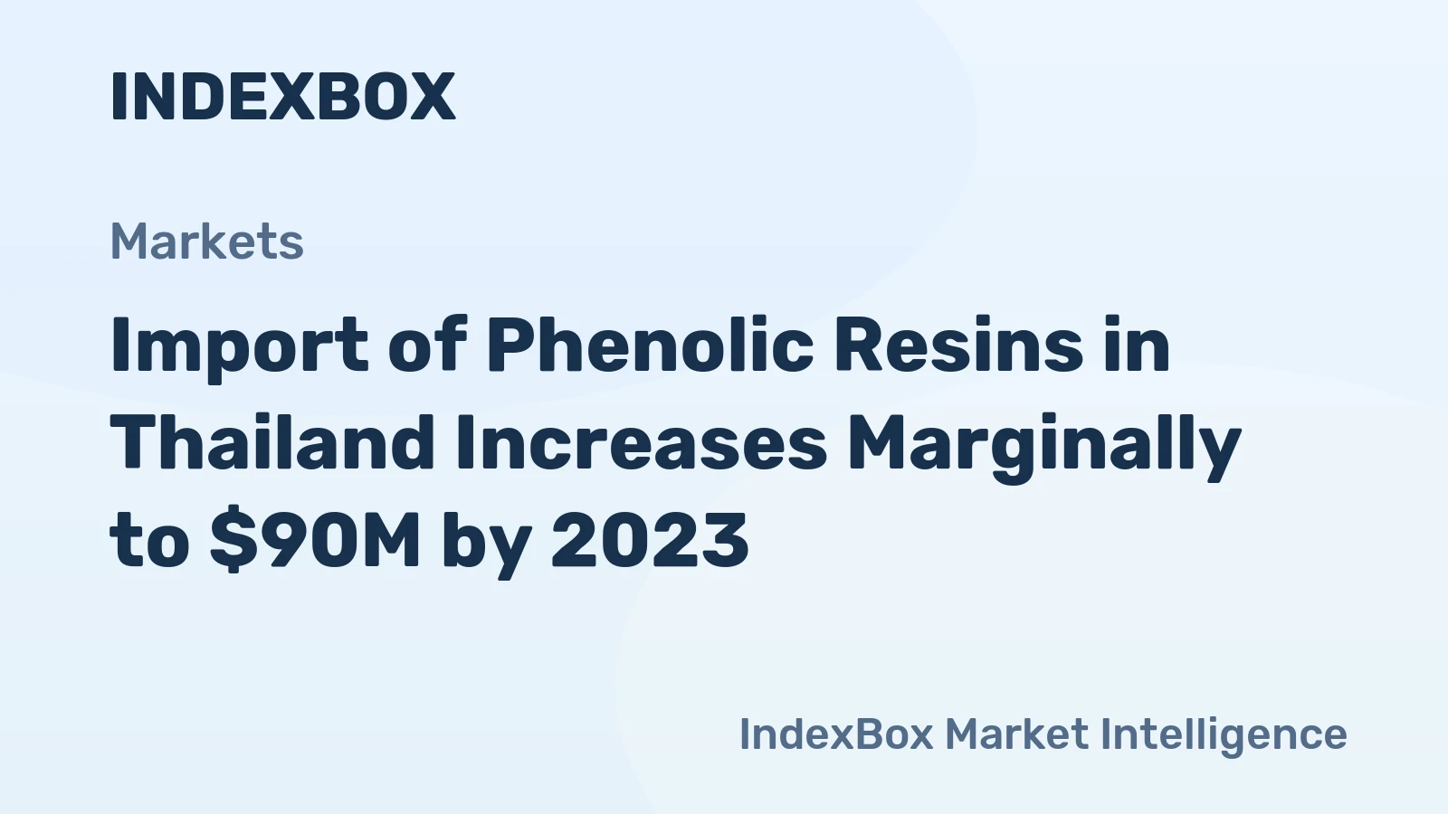 Import of Phenolic Resins in Thailand Increases Marginally to $90M by 2023