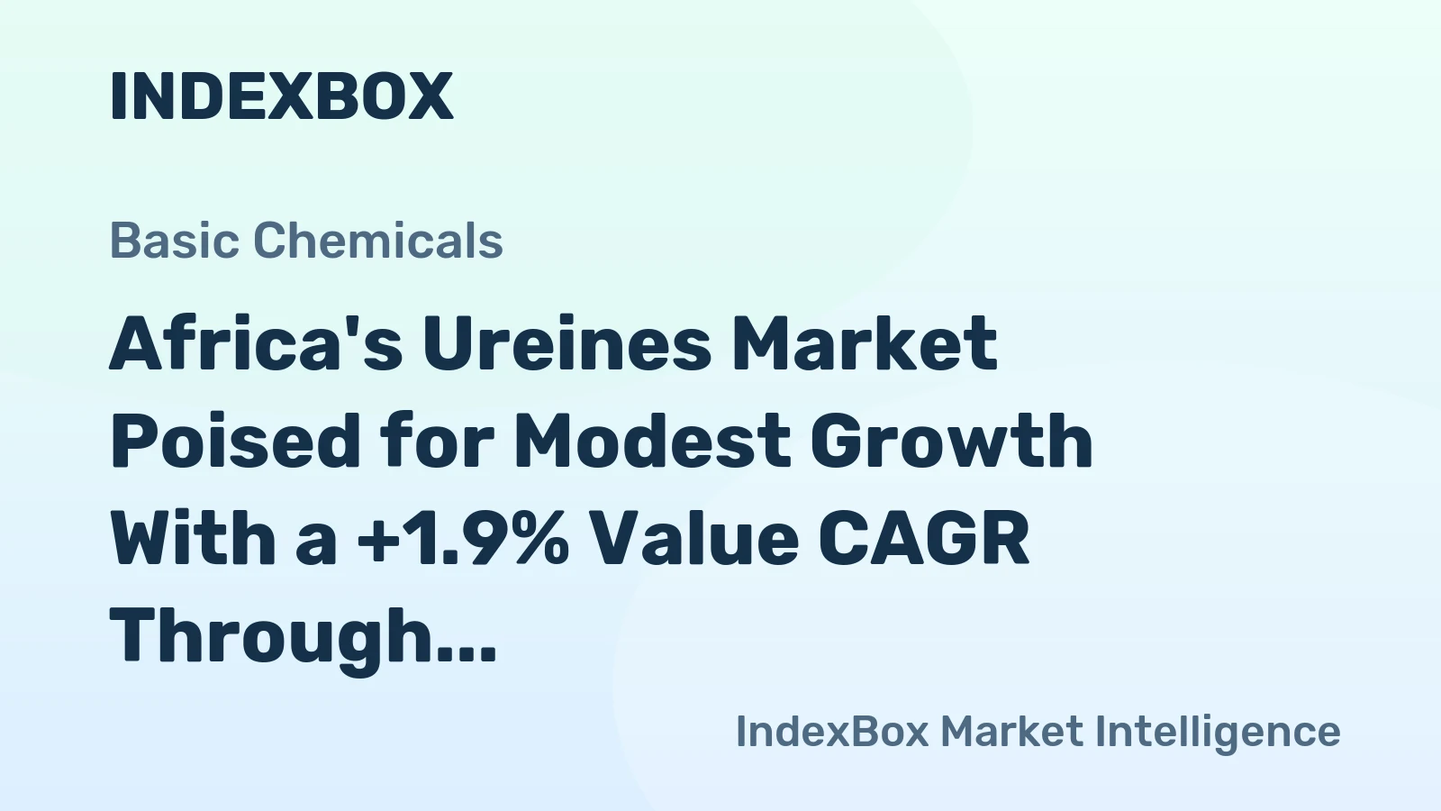 Africa's Ureines Market Poised for Modest Growth With a +1.9% Value CAGR Through 2035
