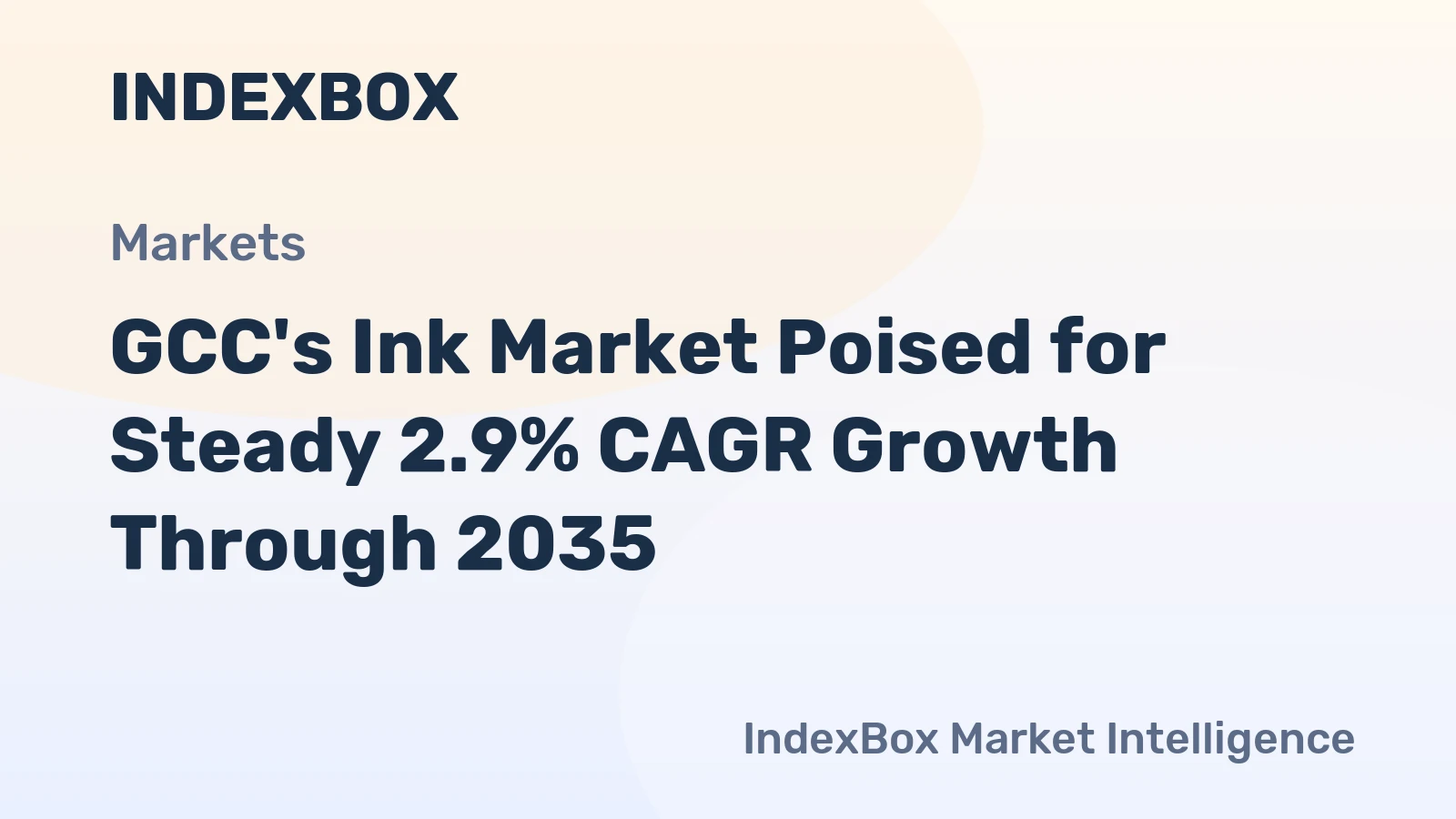 GCC's Ink Market Poised for Steady 2.9% CAGR Growth Through 2035