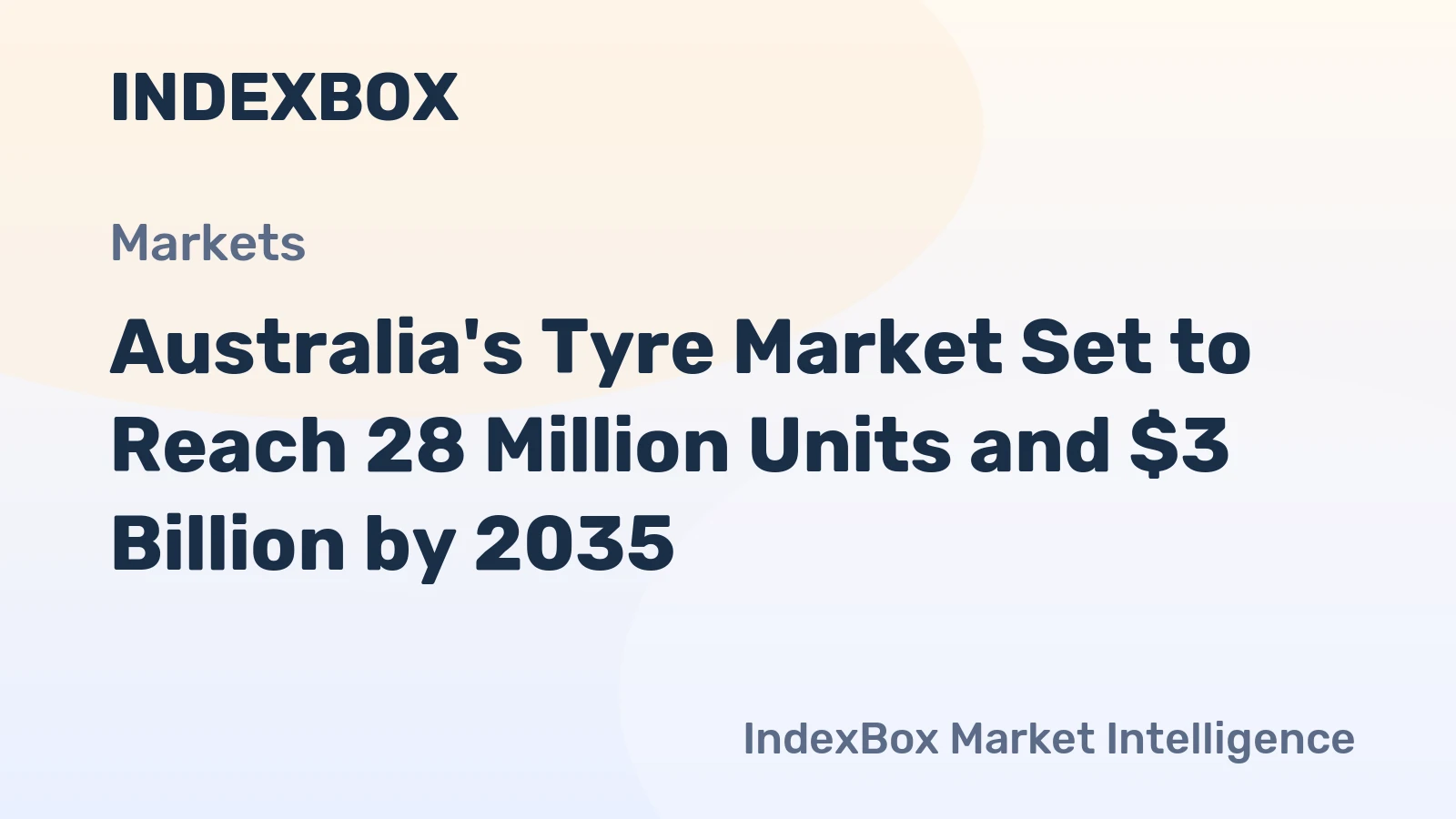 Australia's Tyre Market Set to Reach 28 Million Units and $3 Billion by 2035
