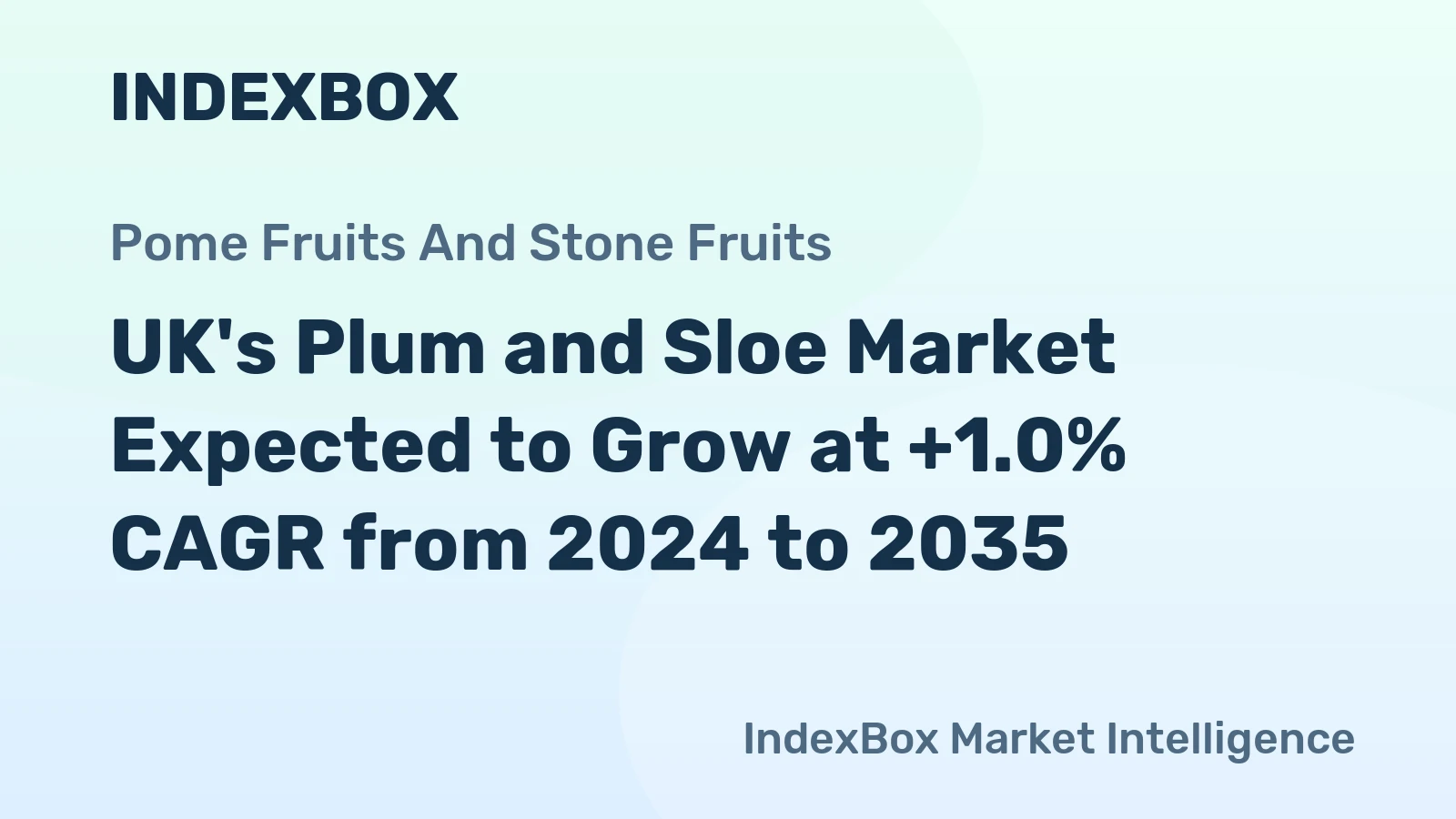 UK's Plum and Sloe Market Expected to Grow at +1.0% CAGR from 2024 to 2035