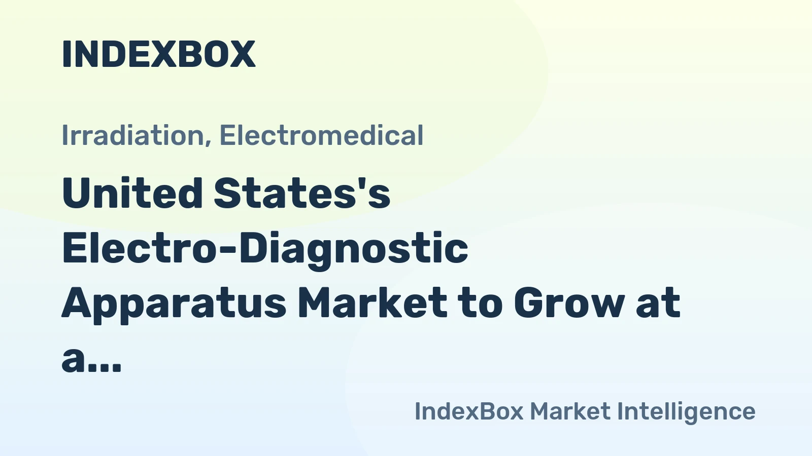 United States's Electro-Diagnostic Apparatus Market to Grow at a CAGR of +2.1% from 2024 to 2035