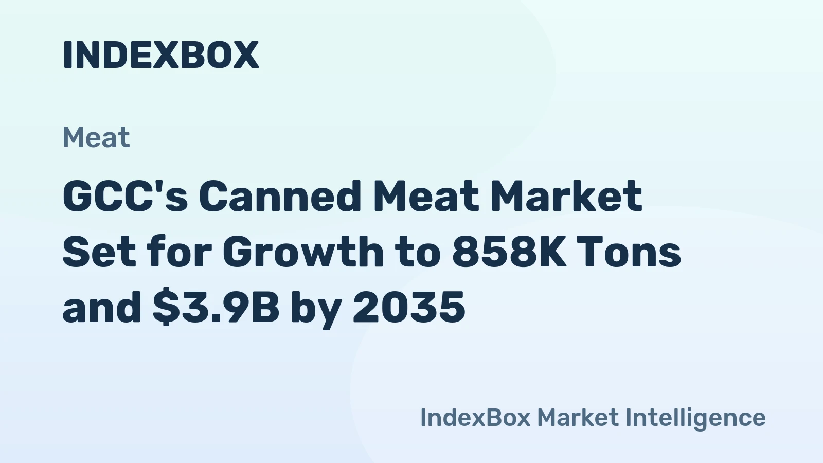 GCC's Canned Meat Market Set for Growth to 858K Tons and $3.9B by 2035