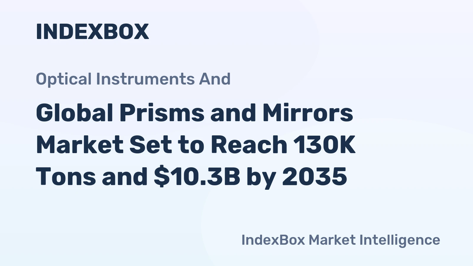 Global Prisms and Mirrors Market Set to Reach 130K Tons and $10.3B by 2035
