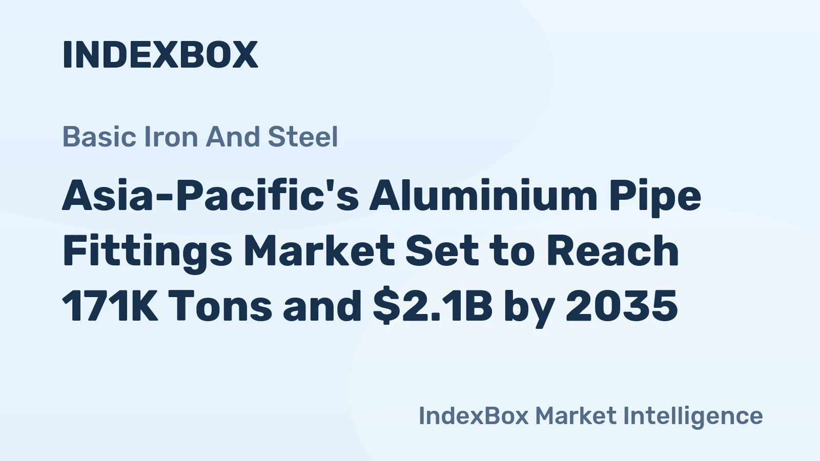 Asia-Pacific's Aluminium Pipe Fittings Market Set to Reach 171K Tons and $2.1B by 2035