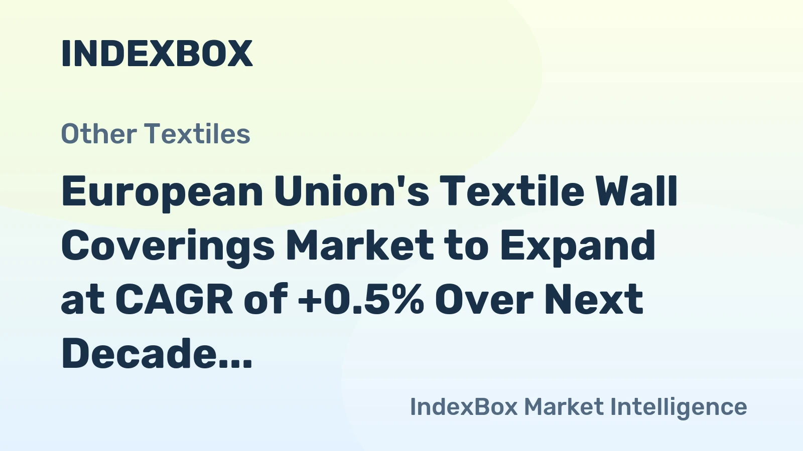 European Union's Textile Wall Coverings Market to Expand at CAGR of +0.5% Over Next Decade