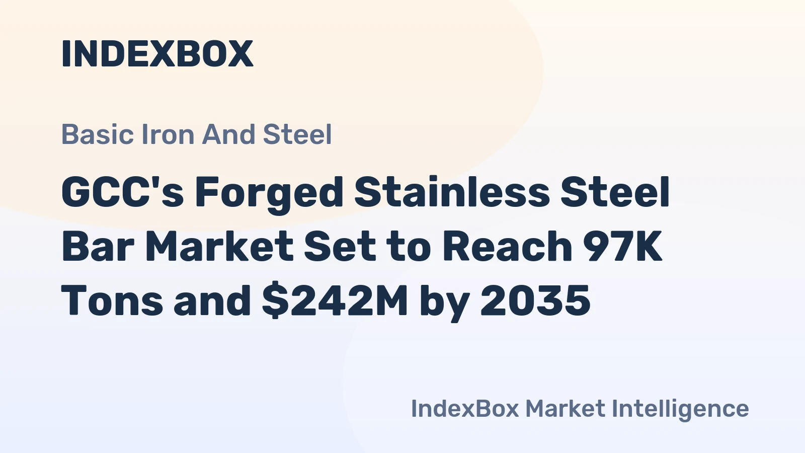 GCC's Forged Stainless Steel Bar Market Set to Reach 97K Tons and $242M by 2035