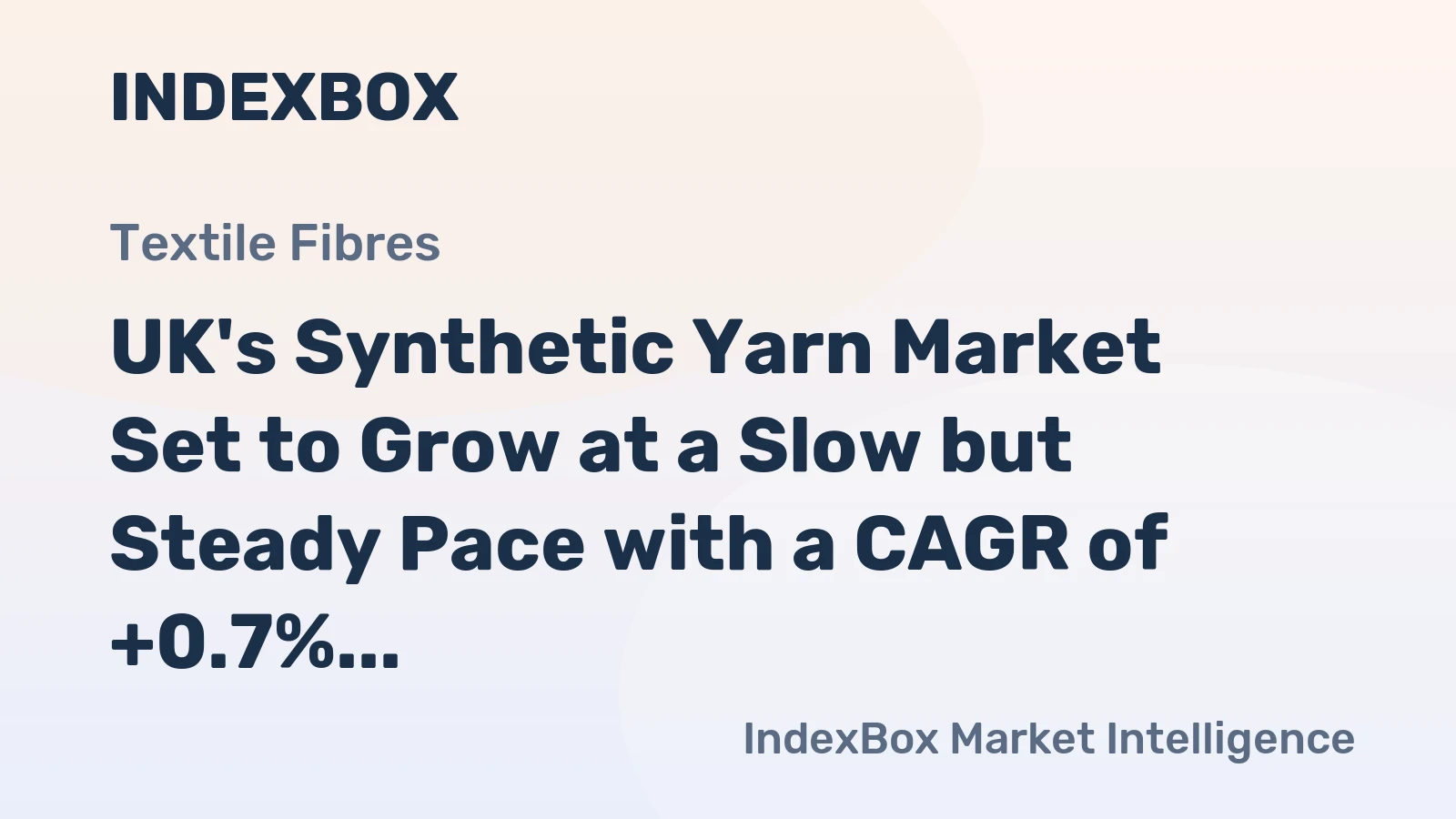 UK's Synthetic Yarn Market Set to Grow at a Slow but Steady Pace with a CAGR of +0.7% from 2024 to 2035