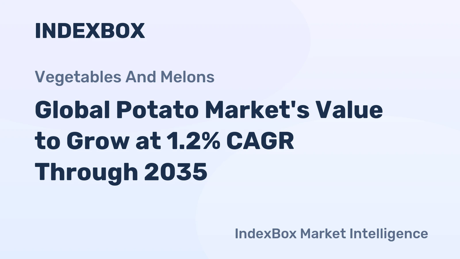 Global Potato Market's Value to Grow at 1.2% CAGR Through 2035