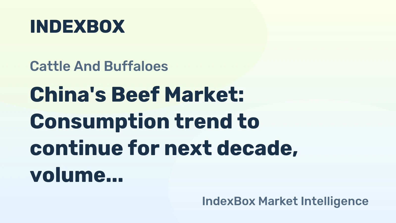 China's Beef Market: Consumption trend to continue for next decade, volume to reach 12M tons by 2035, value expected to hit $81.5B