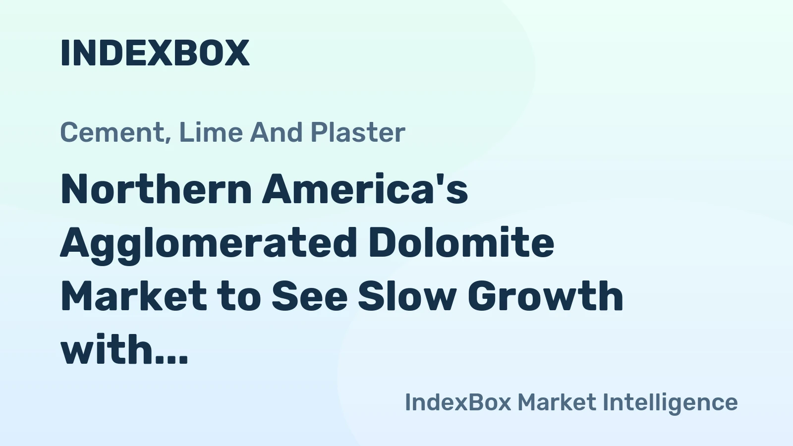 Northern America's Agglomerated Dolomite Market to See Slow Growth with CAGR of +0.5% Through 2035