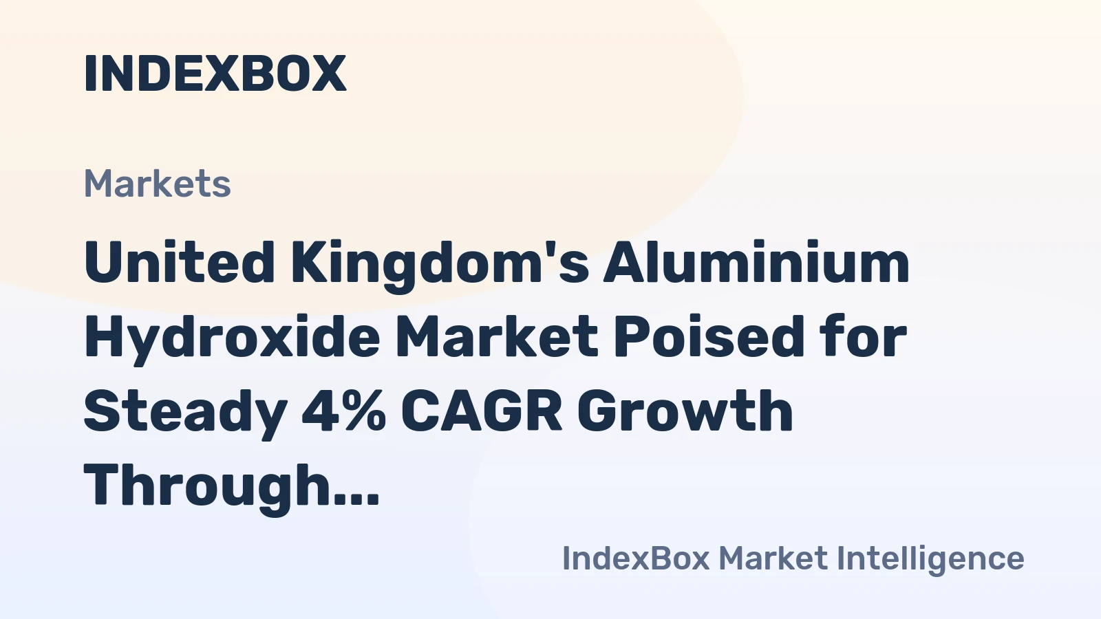 United Kingdom's Aluminium Hydroxide Market Poised for Steady 4% CAGR Growth Through 2035