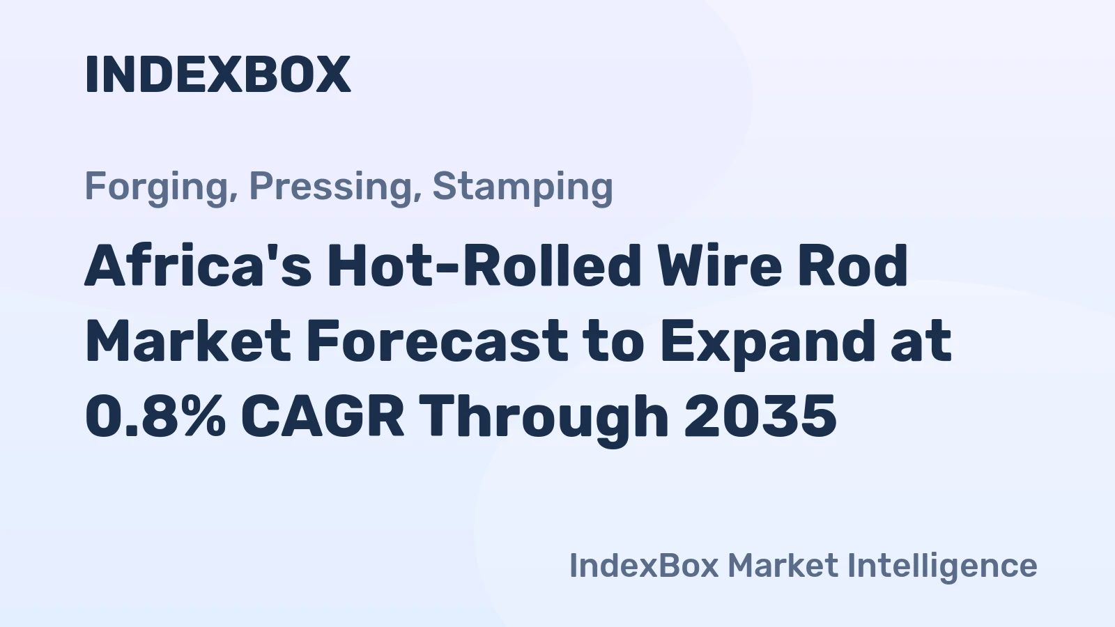 Africa's Hot-Rolled Wire Rod Market Forecast to Expand at 0.8% CAGR Through 2035