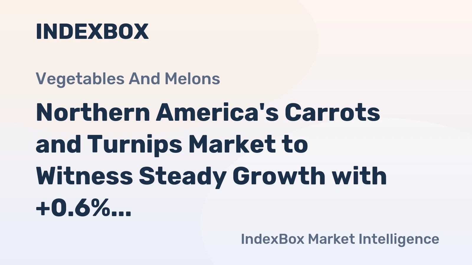 Northern America's Carrots and Turnips Market to Witness Steady Growth with +0.6% CAGR Over Next Decade