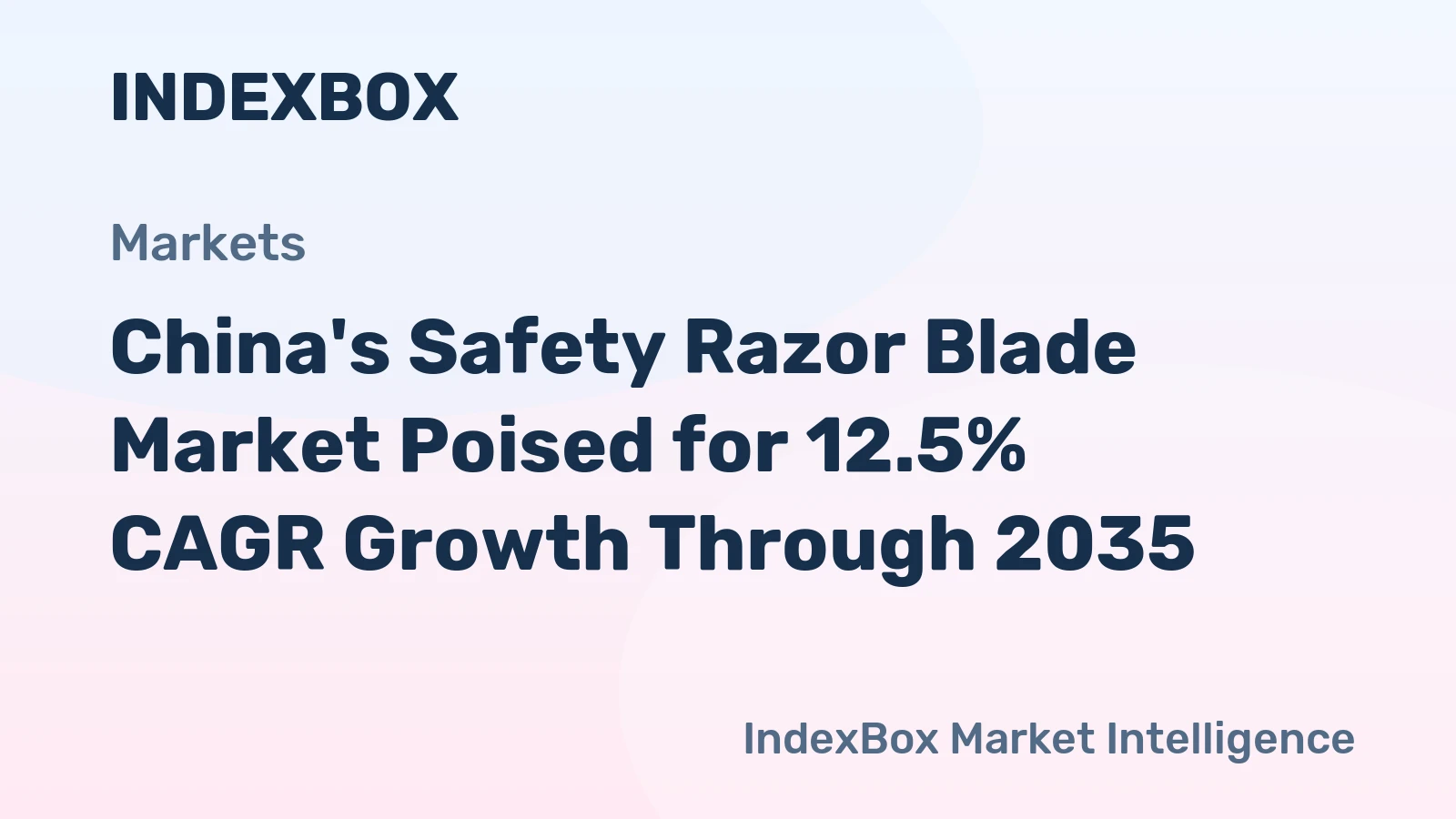 China's Safety Razor Blade Market Poised for 12.5% CAGR Growth Through 2035