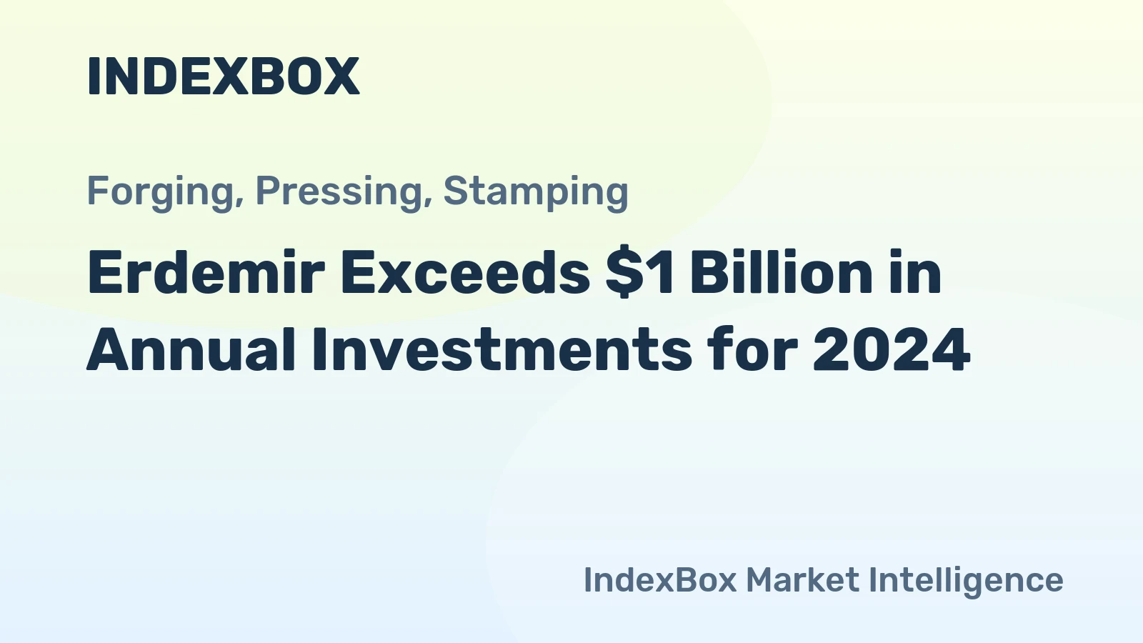 Erdemir Exceeds $1 Billion in Annual Investments for 2024