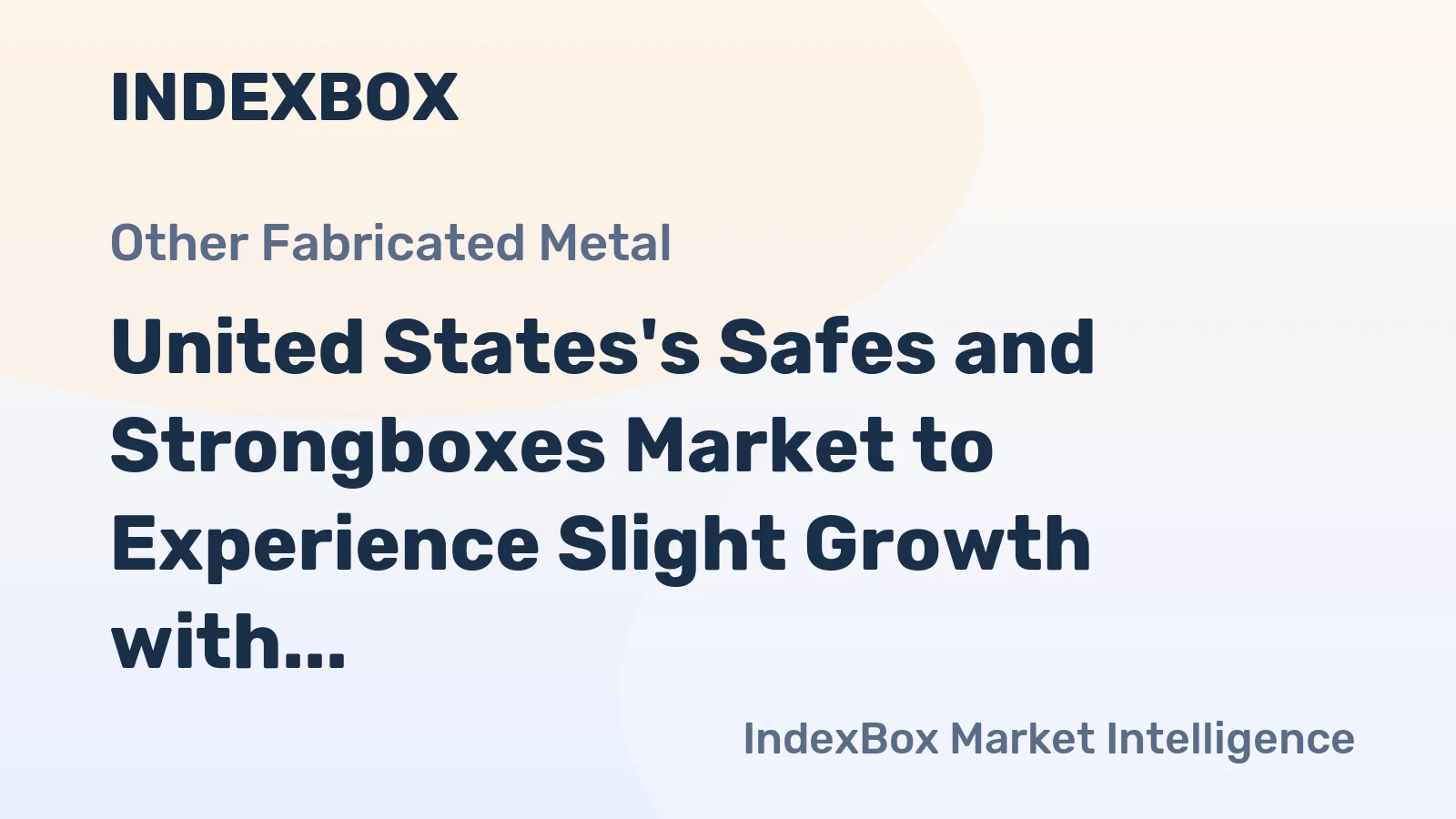 United States's Safes and Strongboxes Market to Experience Slight Growth with +2.4% CAGR in Volume Over Next Decade