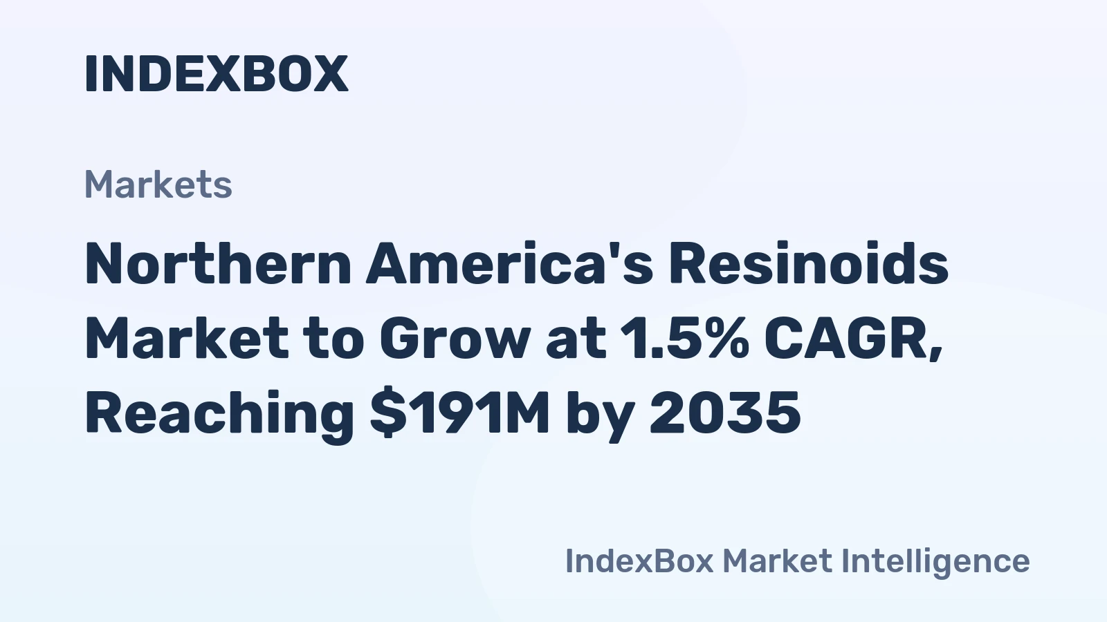 Northern America's Resinoids Market to Grow at 1.5% CAGR, Reaching $191M by 2035