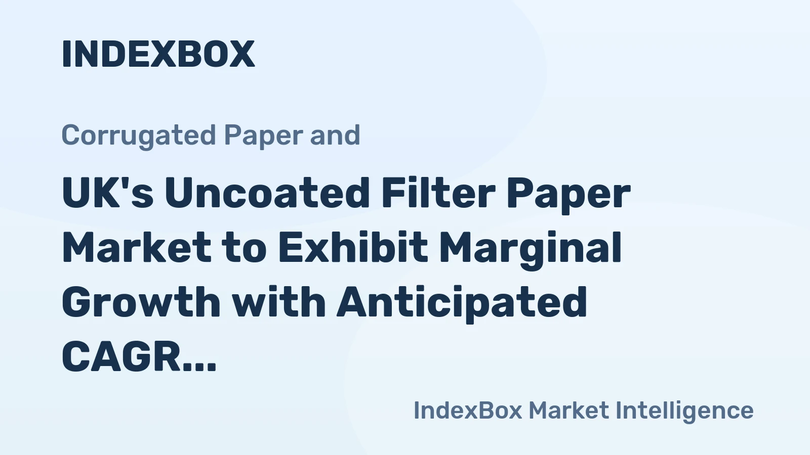 UK's Uncoated Filter Paper Market to Exhibit Marginal Growth with Anticipated CAGR of +0.1% from 2024 to 2035