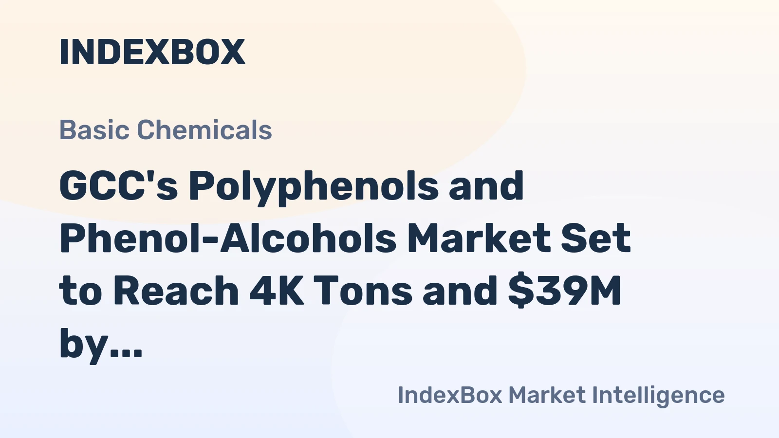 GCC's Polyphenols and Phenol-Alcohols Market Set to Reach 4K Tons and $39M by 2035