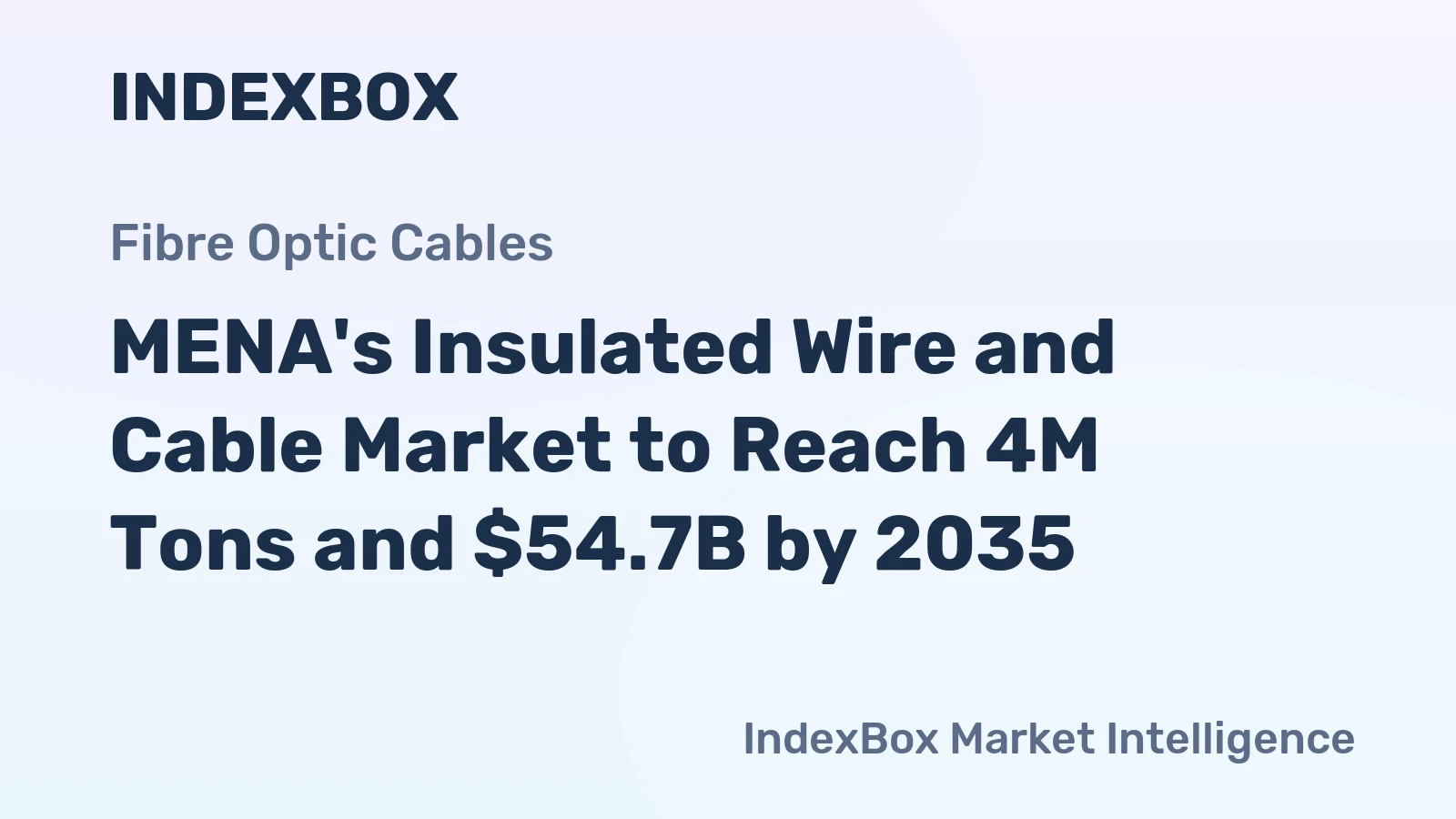 MENA's Insulated Wire and Cable Market to Reach 4M Tons and $54.7B by 2035