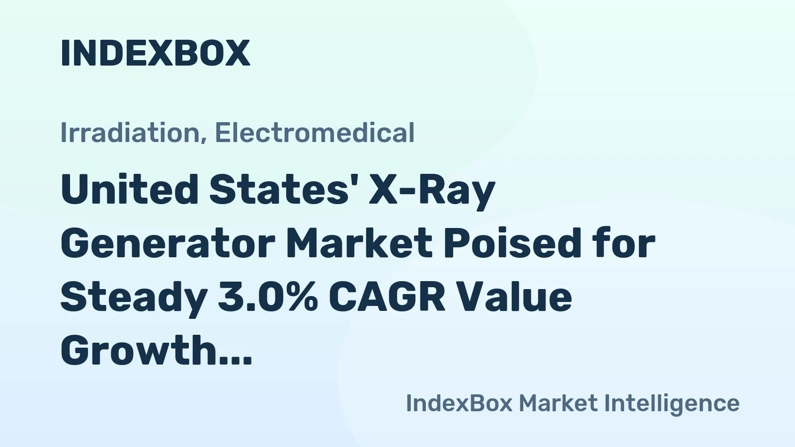 United States' X-Ray Generator Market Poised for Steady 3.0% CAGR Value Growth Through 2035