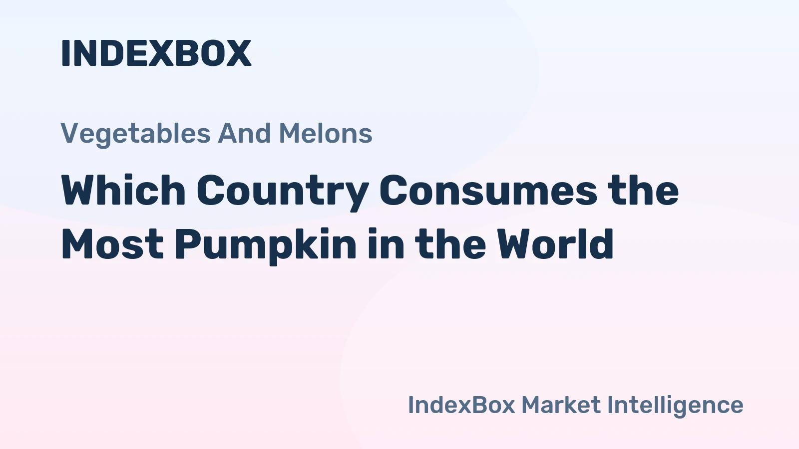 Which Country Consumes the Most Pumpkin in the World?