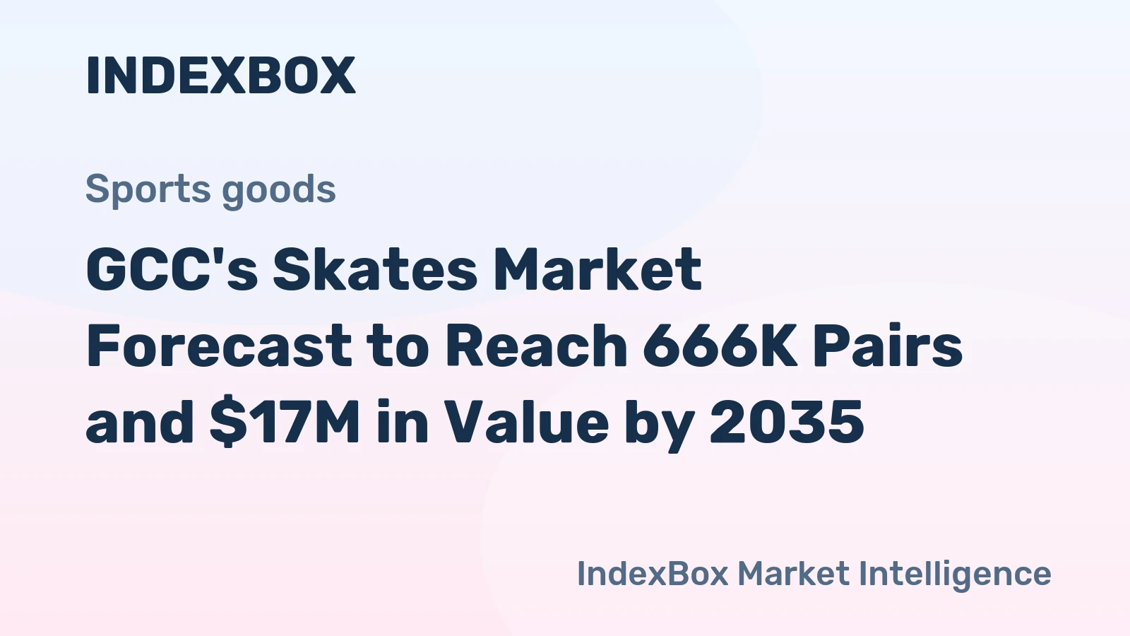GCC's Skates Market Forecast to Reach 666K Pairs and $17M in Value by 2035