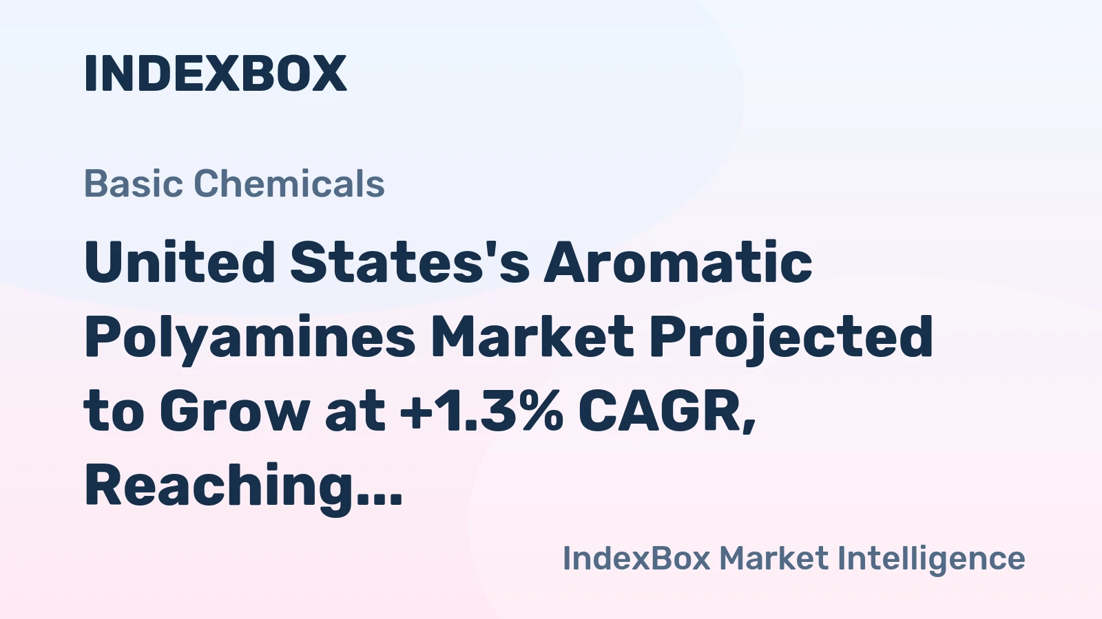 United States's Aromatic Polyamines Market Projected to Grow at +1.3% CAGR, Reaching $476M by 2035