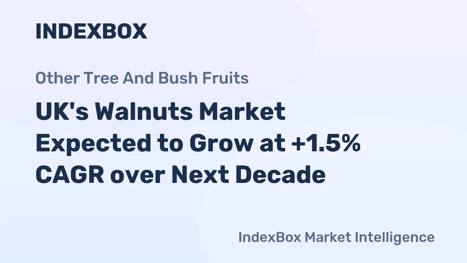 UK's Walnuts Market Expected to Grow at +1.5% CAGR over Next Decade