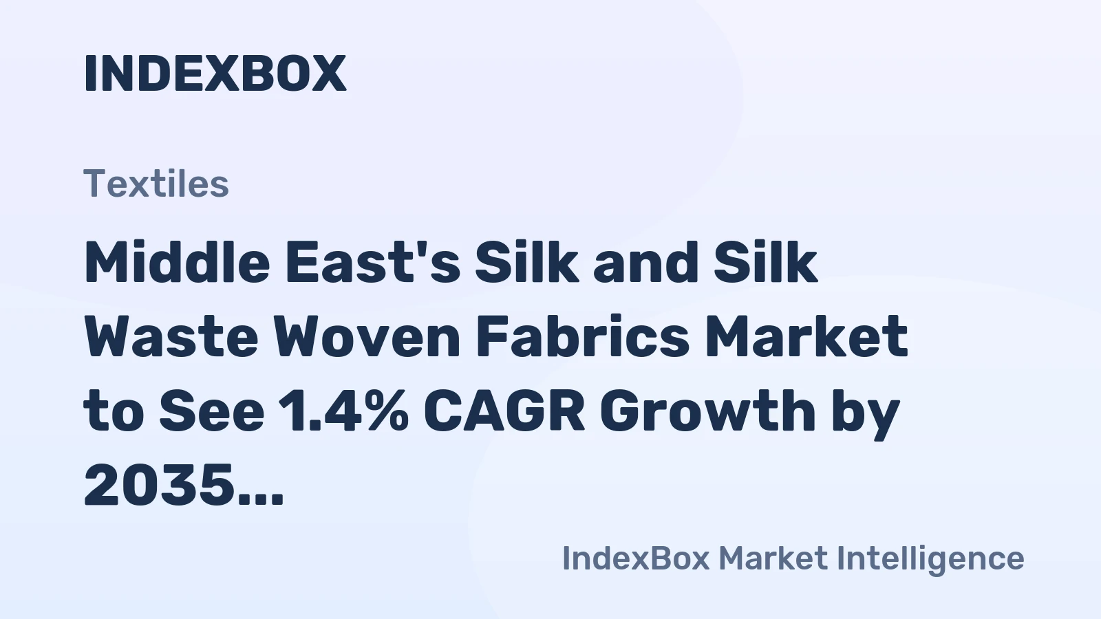 Middle East's Silk and Silk Waste Woven Fabrics Market to See 1.4% CAGR Growth by 2035