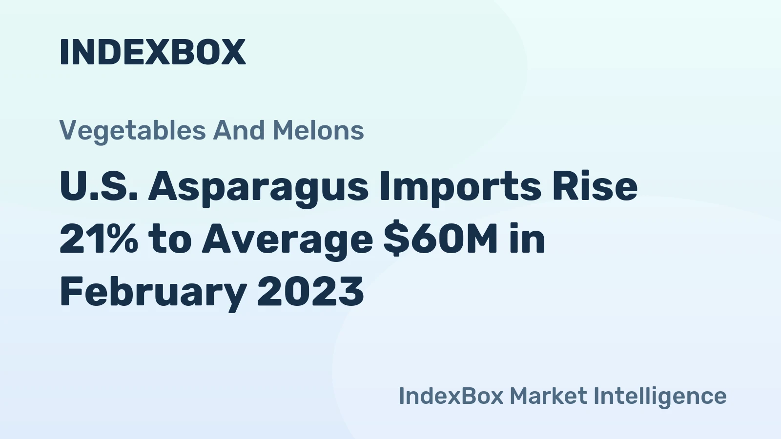 U.S. Asparagus Imports Rise 21% to Average $60M in February 2023