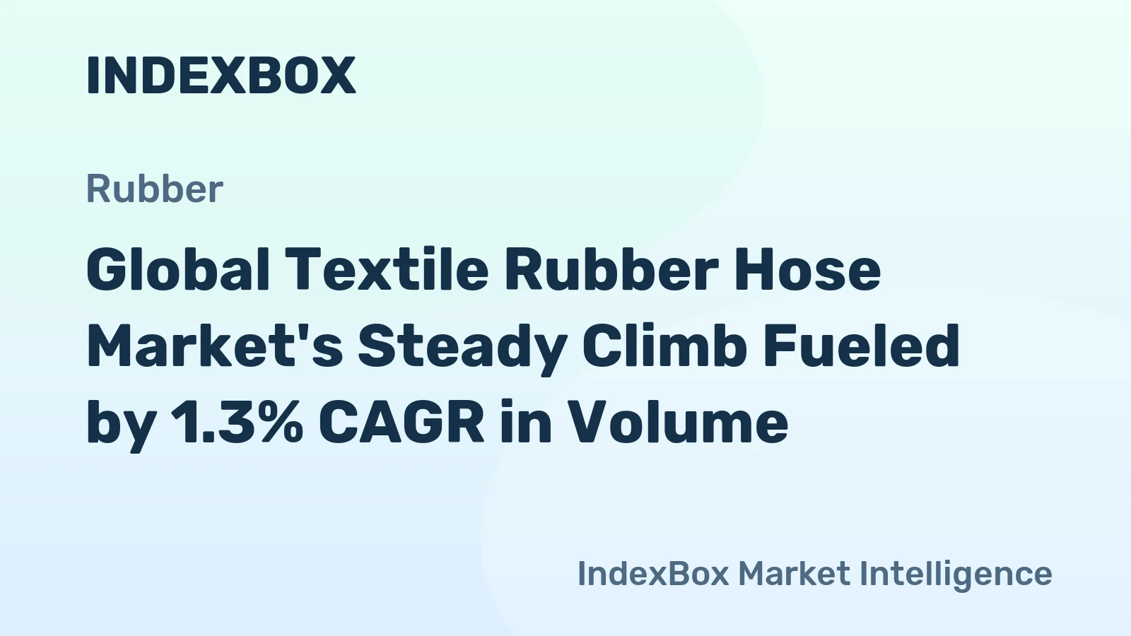 Global Textile Rubber Hose Market's Steady Climb Fueled by 1.3% CAGR in Volume