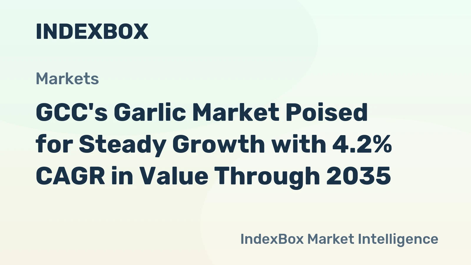 GCC's Garlic Market Poised for Steady Growth with 4.2% CAGR in Value Through 2035